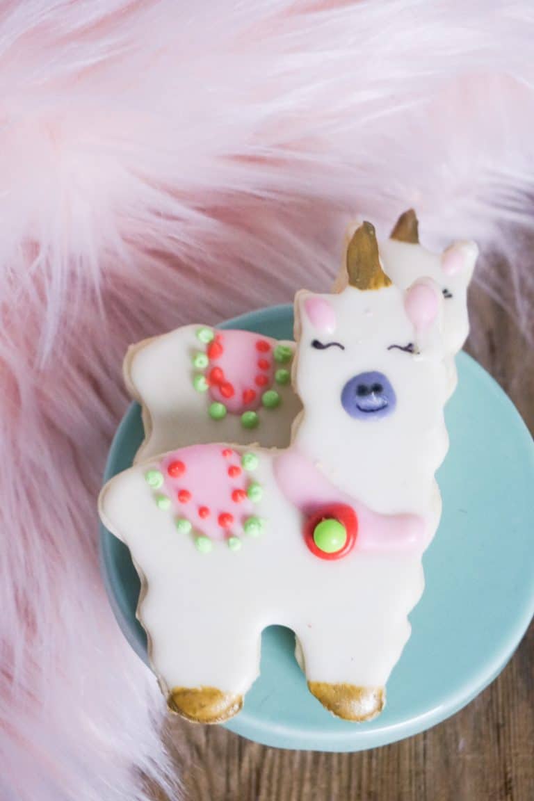 Crazy Cute Llama Cookies - Because Mom Says