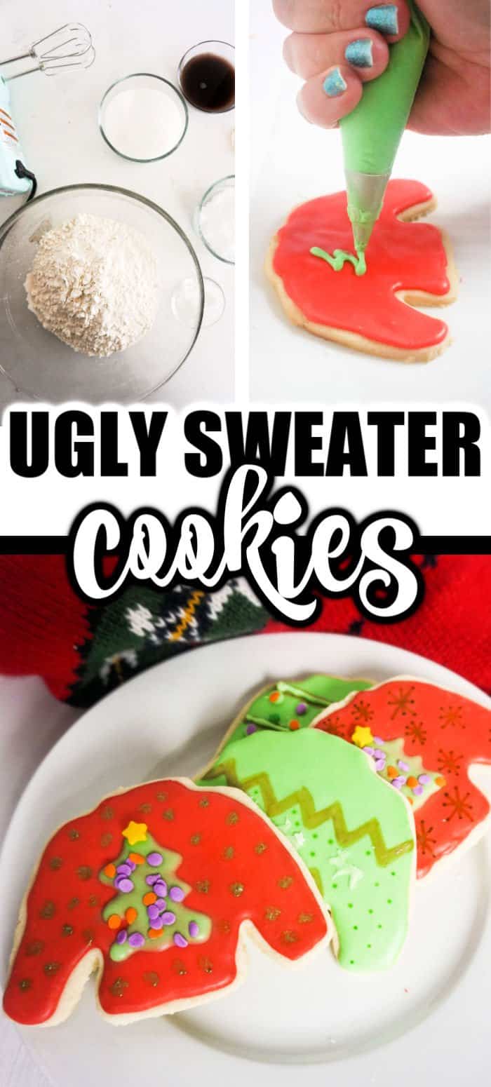 Ugly Sweater Cookies - Because Mom Says