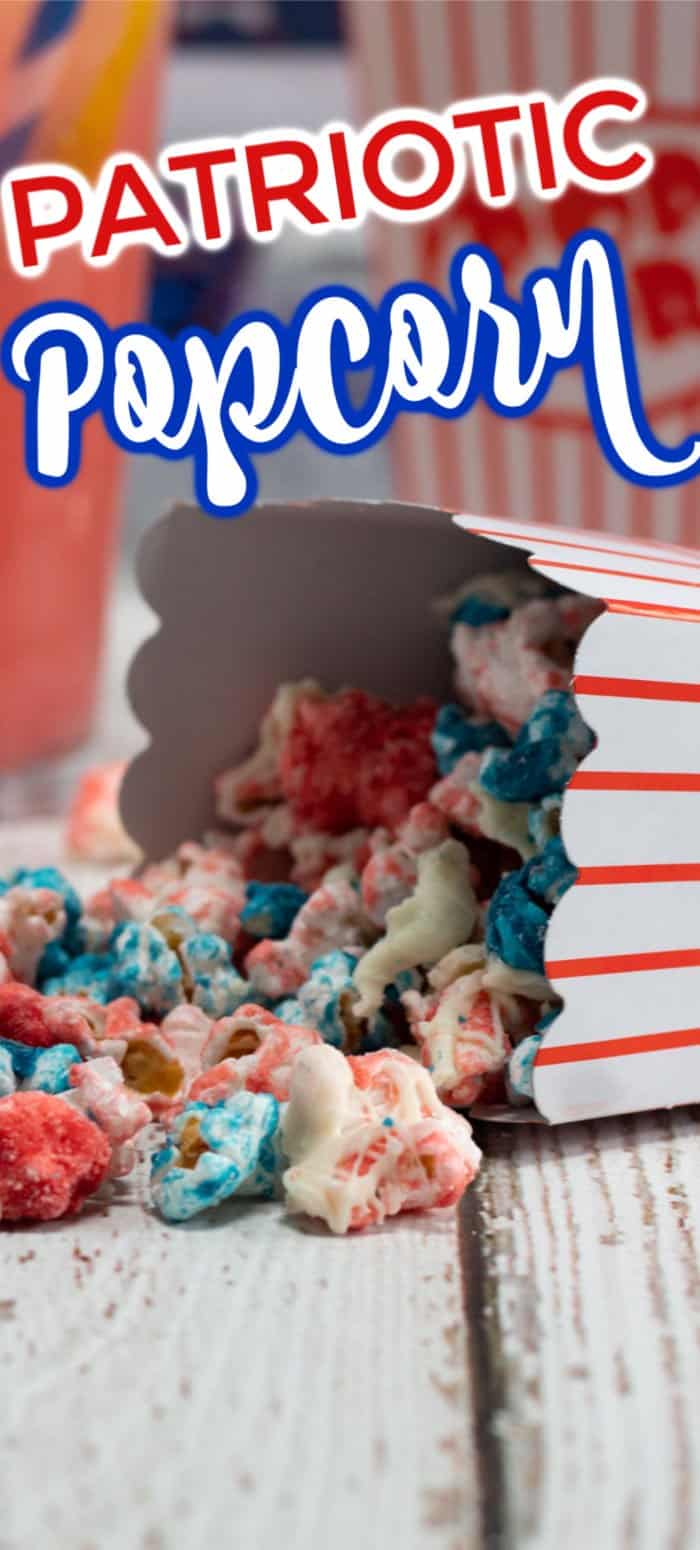 Red, White, and Blue Popcorn - Delicious Patriotic Popcorn Recipe ...